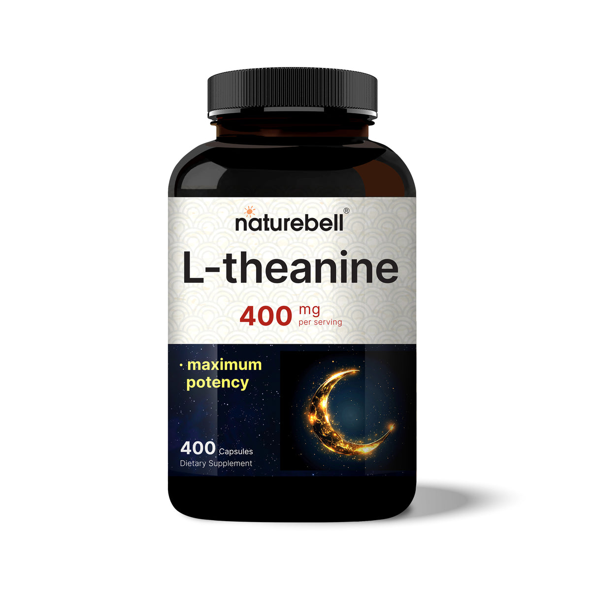 L-Theanine Supplement 400mg Per Serving, 400 Capsules – NatureBell