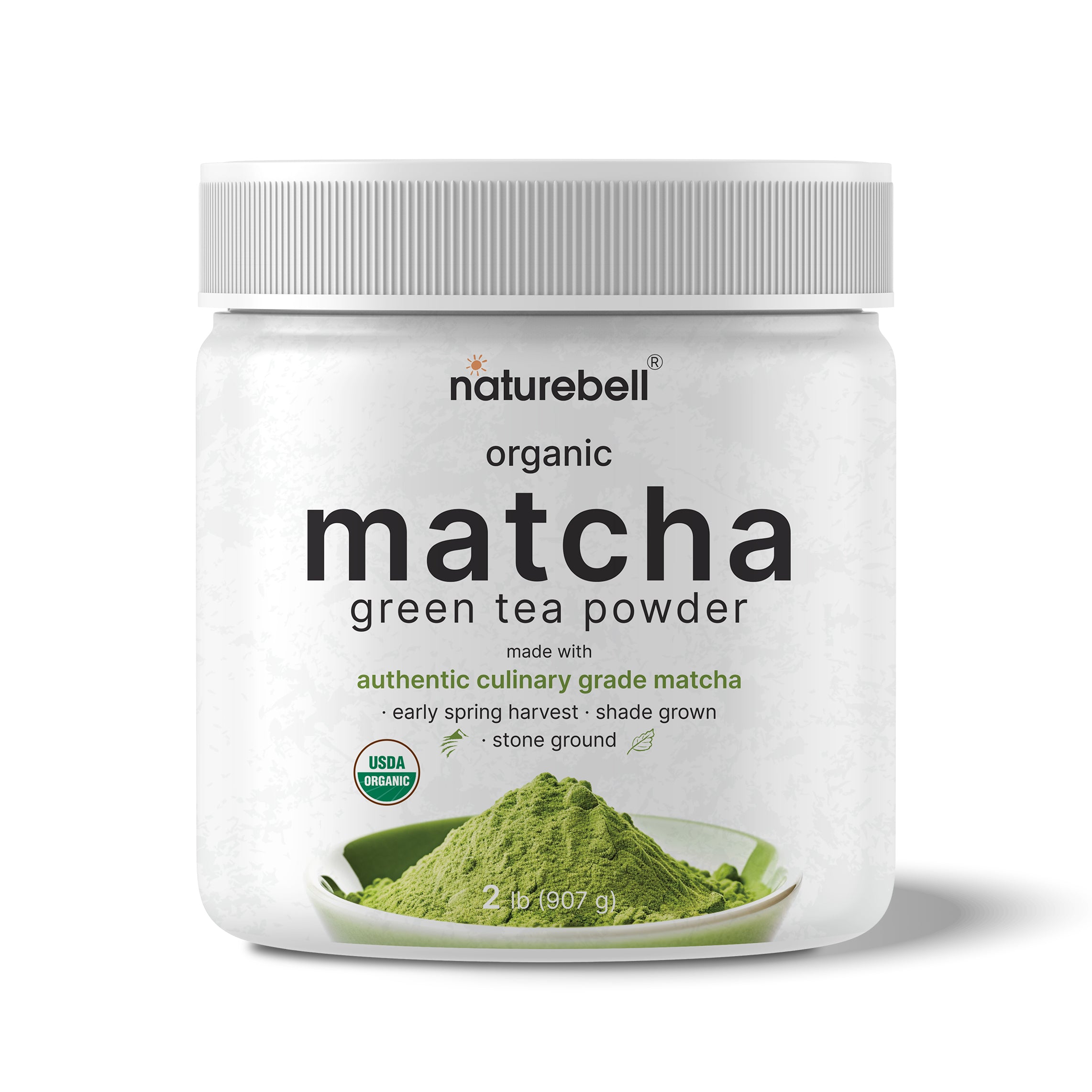 Organic Matcha Green Tea Powder, 2 Pounds – NatureBell