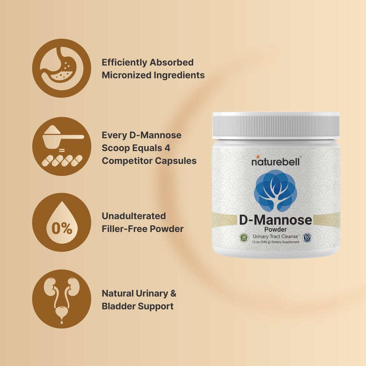 D-Mannose Powder, 12oz – NatureBell