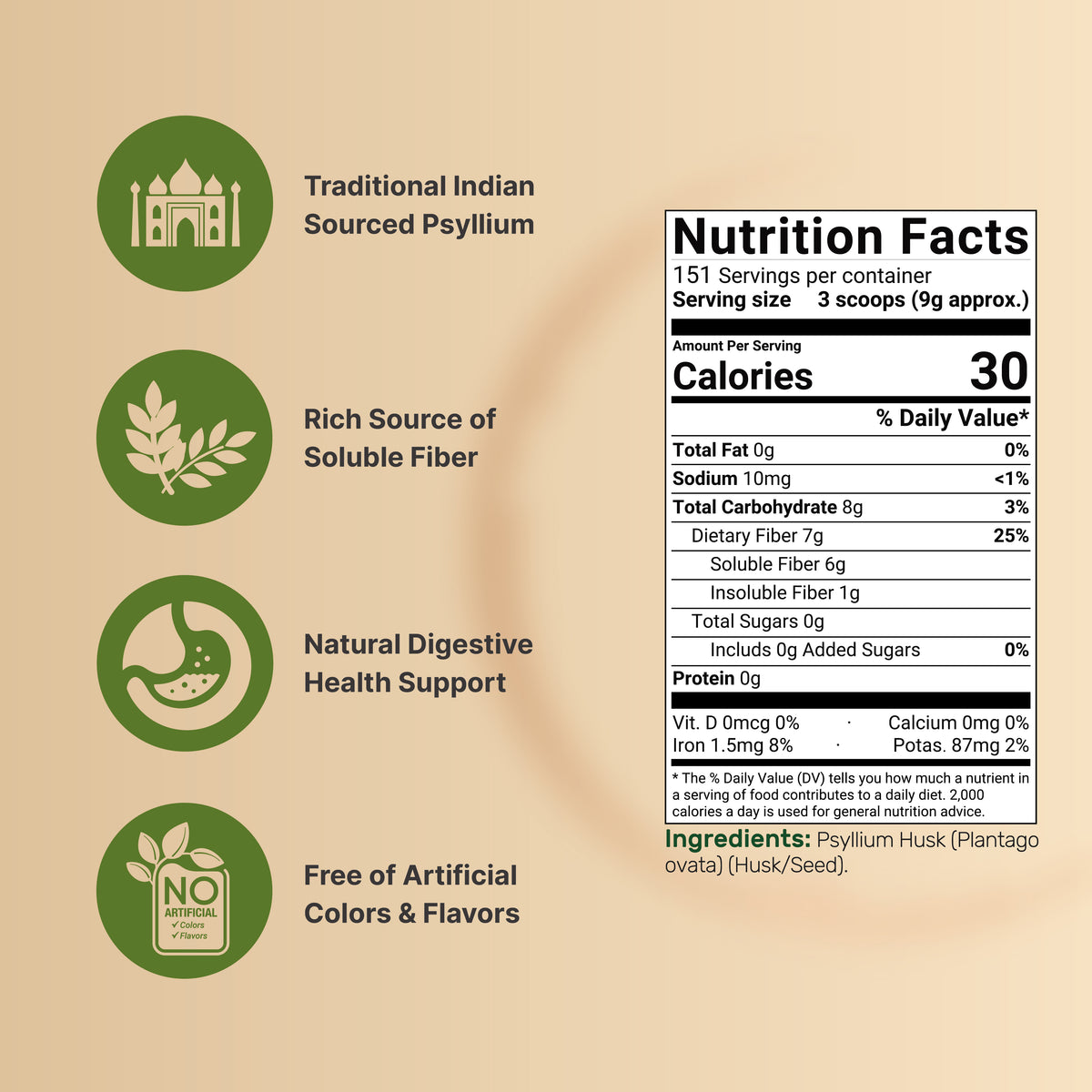 Psyllium Husk Powder, 3lbs – NatureBell
