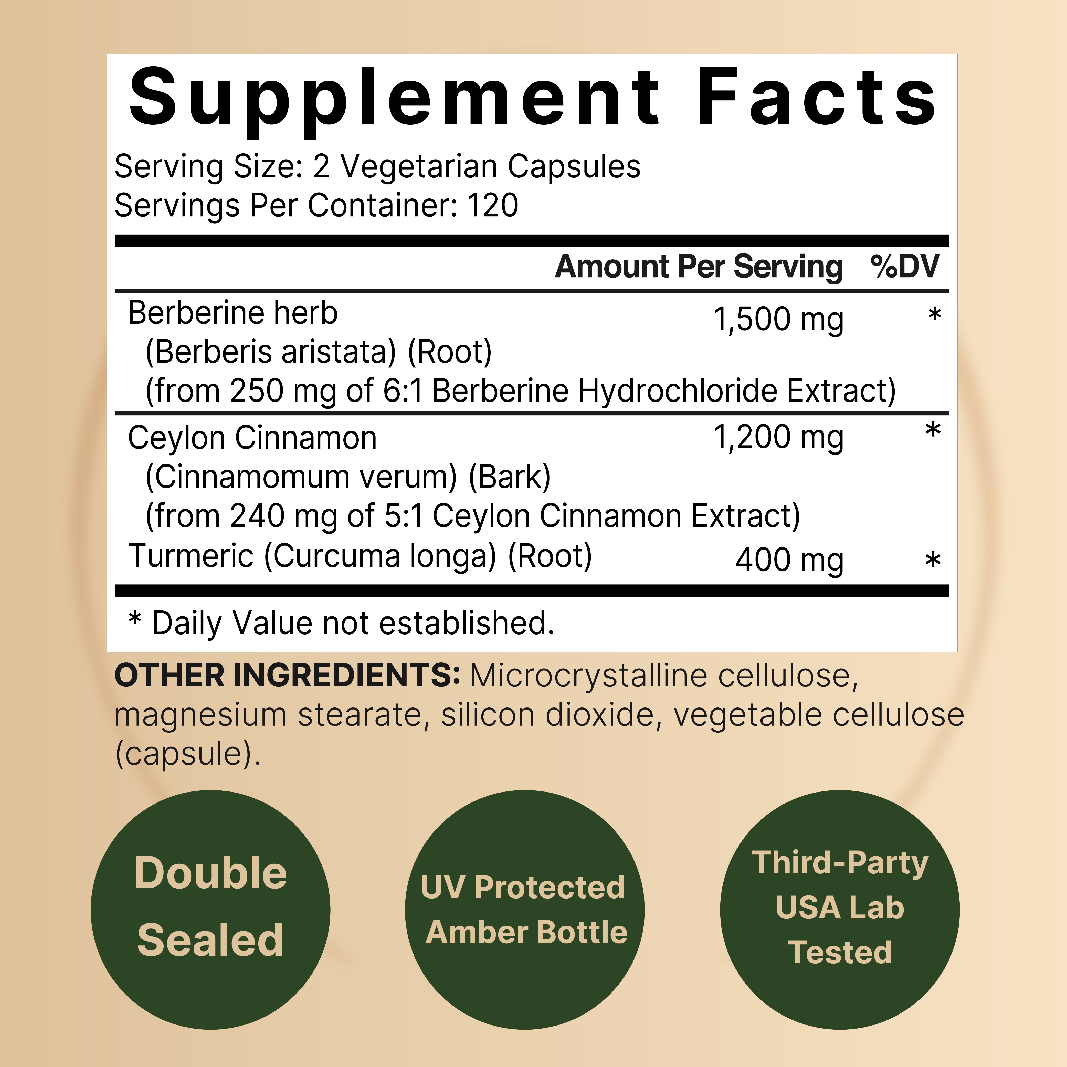 2 Pack Berberine Supplement 1500mg, 480 Veggie Capsules – NatureBell