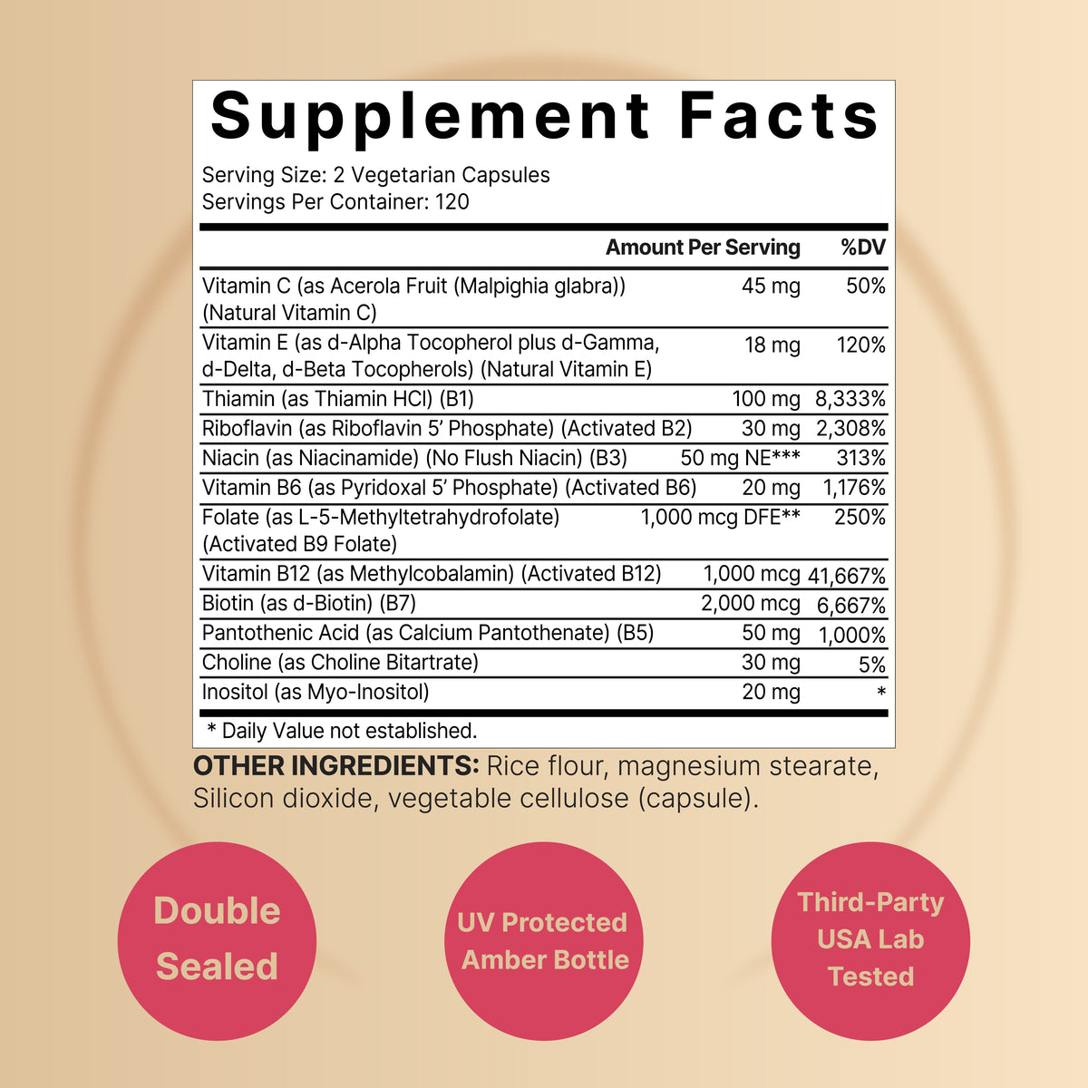 Vitamin B Complex for Women, 240 Veggie Capsules – NatureBell