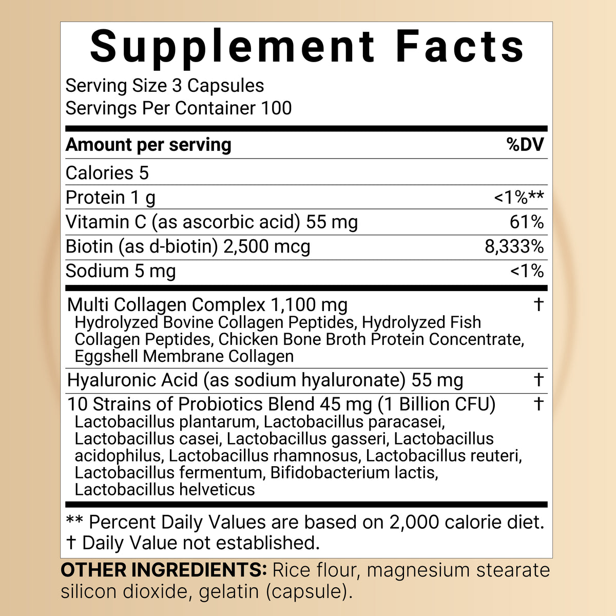 Multi Collagen Complex, 300 Capsules – NatureBell